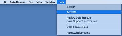 How to Activate Data Rescue Mac