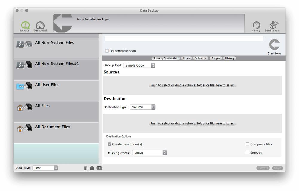 Data Backup With A Network Attached Storage Device