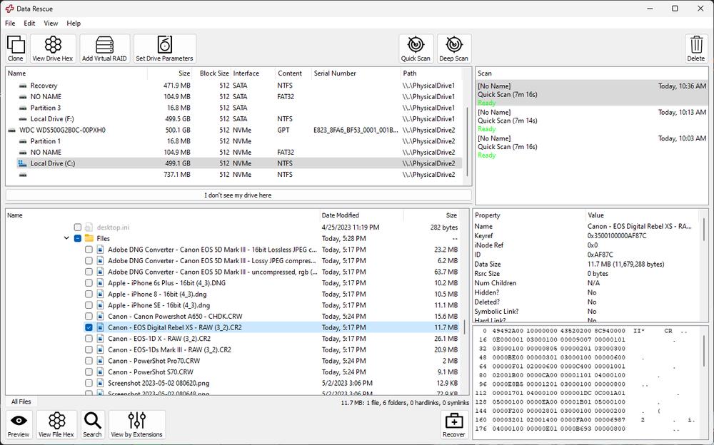 Data Rescue (Windows) v6