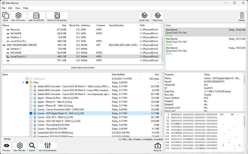 Data Rescue (Windows) v6