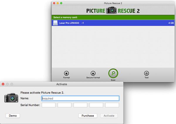 Photo Recovery Software - Picture Rescue 2