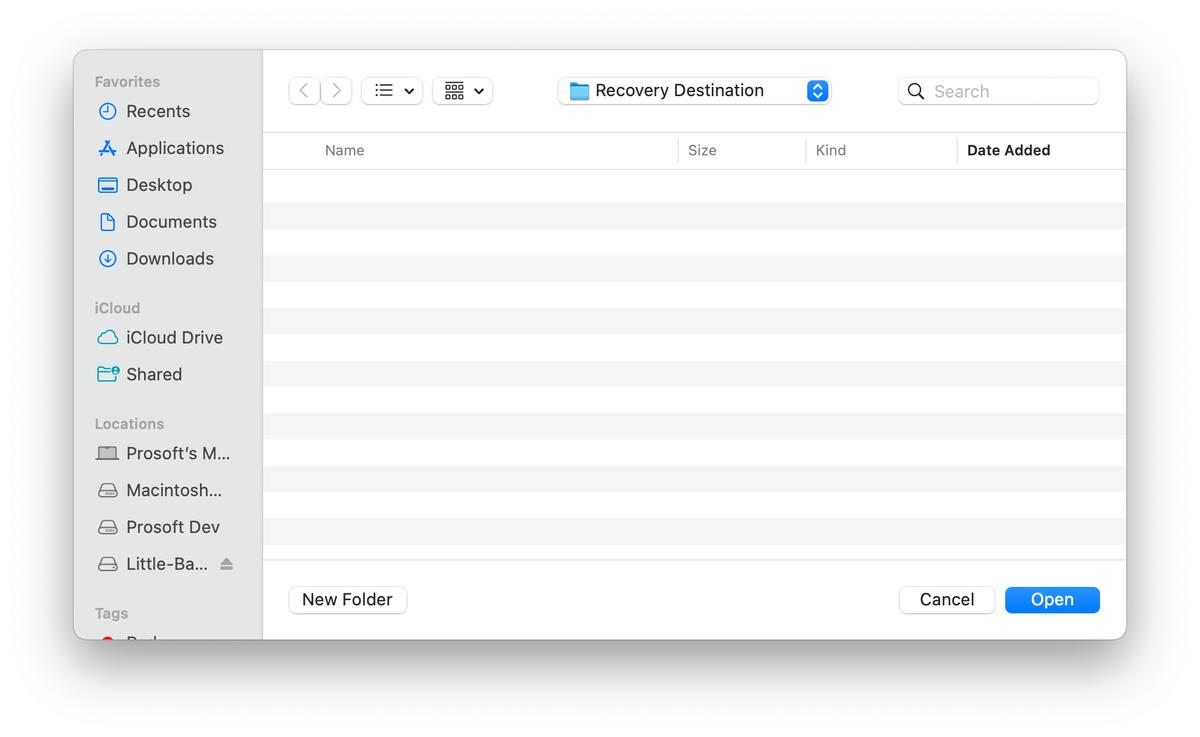 Recover deleted files on Mac