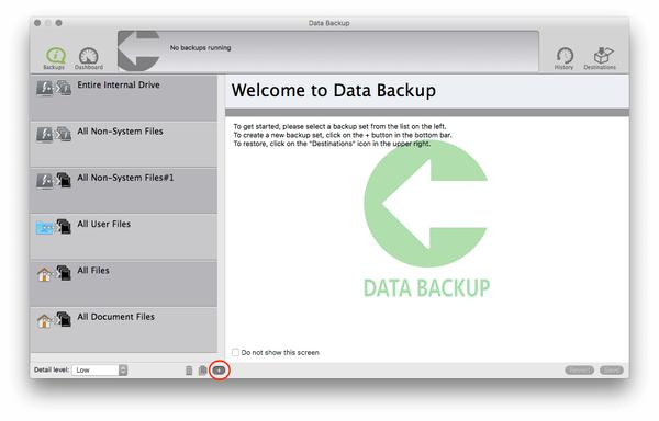 Data Backup With A Network Attached Storage Device
